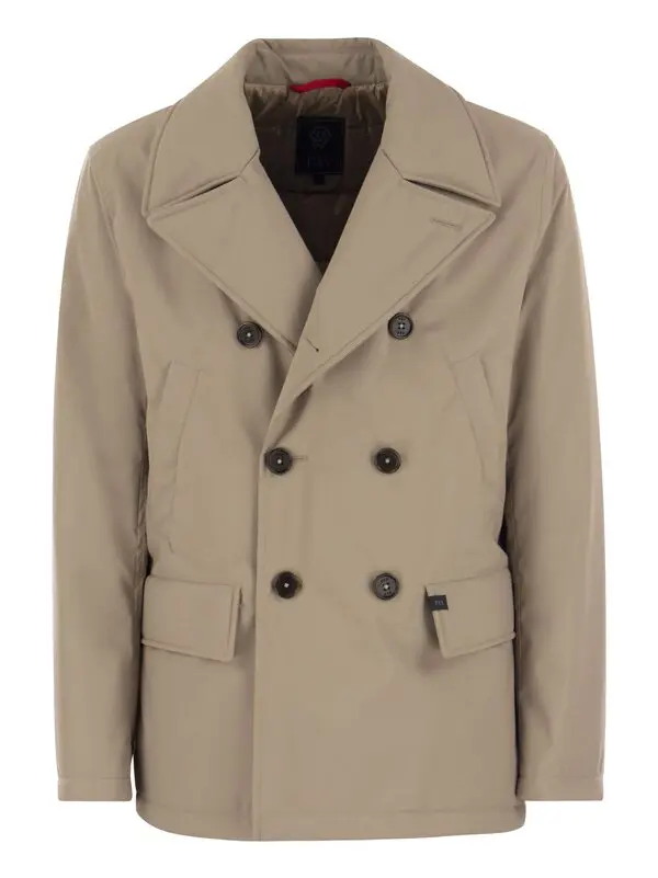 FAY Long-sleeved Casual Jacket - Nude