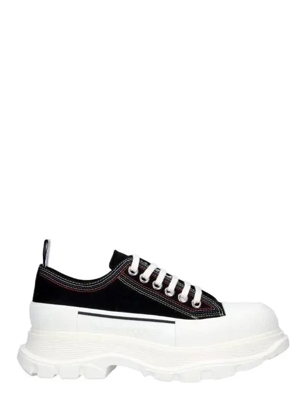 Alexander McQueen Chunky Sole Lace-up Sneakers - Black