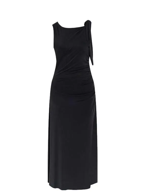 SAMSOE SAMSOE Sasus Sleeveless Asymmetrical Dress - Black