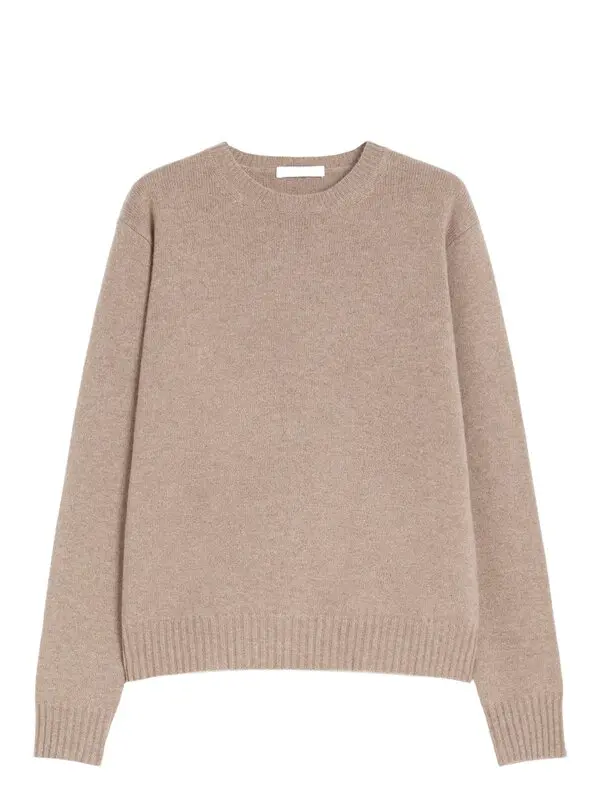 Max Mara Crewneck Knit Sweater - Camel