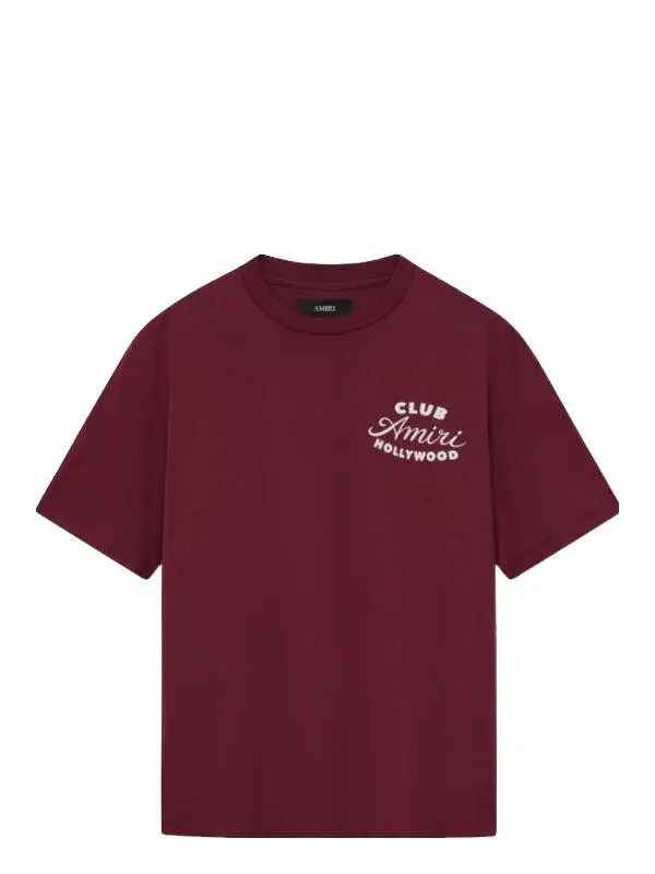 Amiri Club Tee - Wine