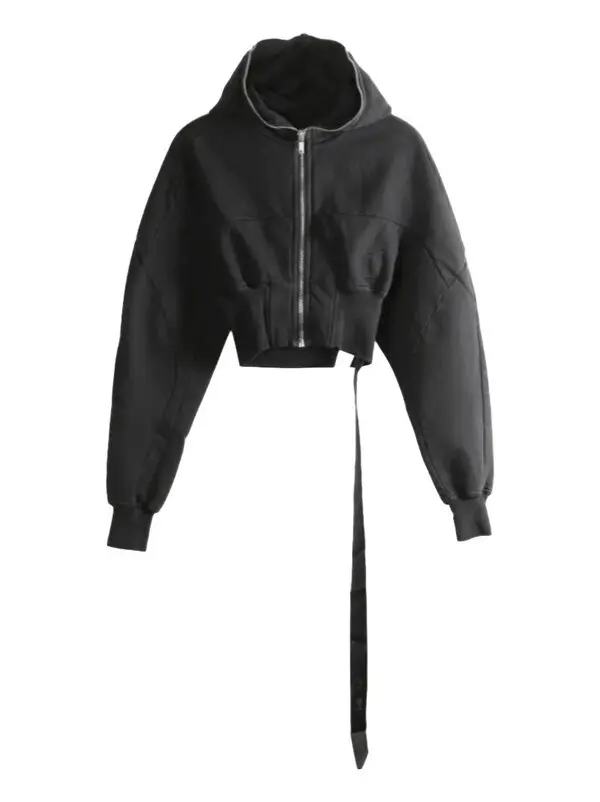 Rick Owens Collage Gimp Hoodie - Black