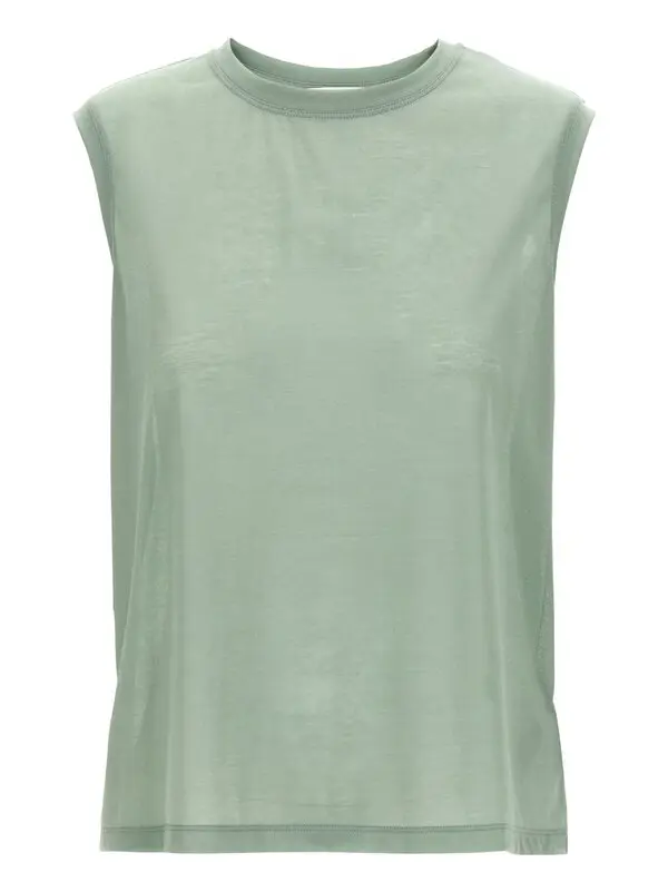 Victoria Beckham Crewneck Tank Top - Gray