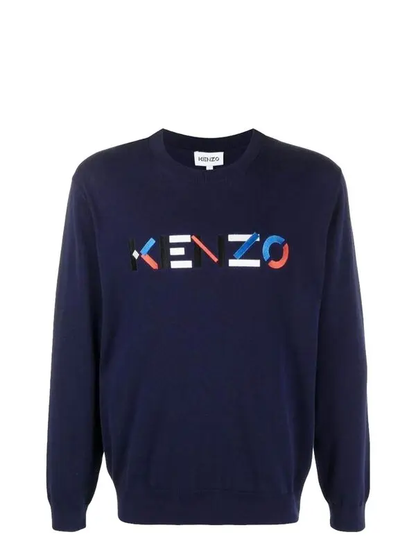 Kenzo Embroidered Logo Sweatshirt - Black
