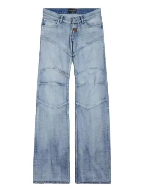 Balenciaga Seam Detail Jeans - Light Blue
