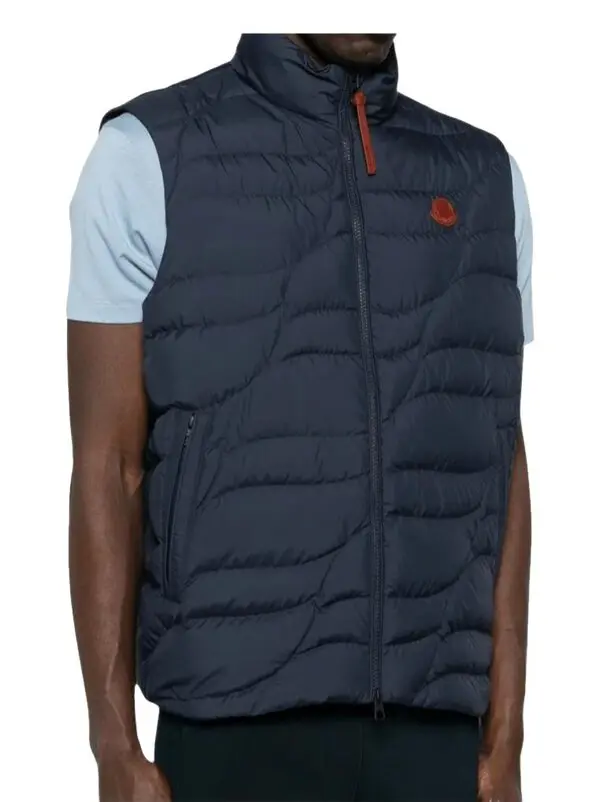 Moncler Quilted Sleeveless Vest - Black