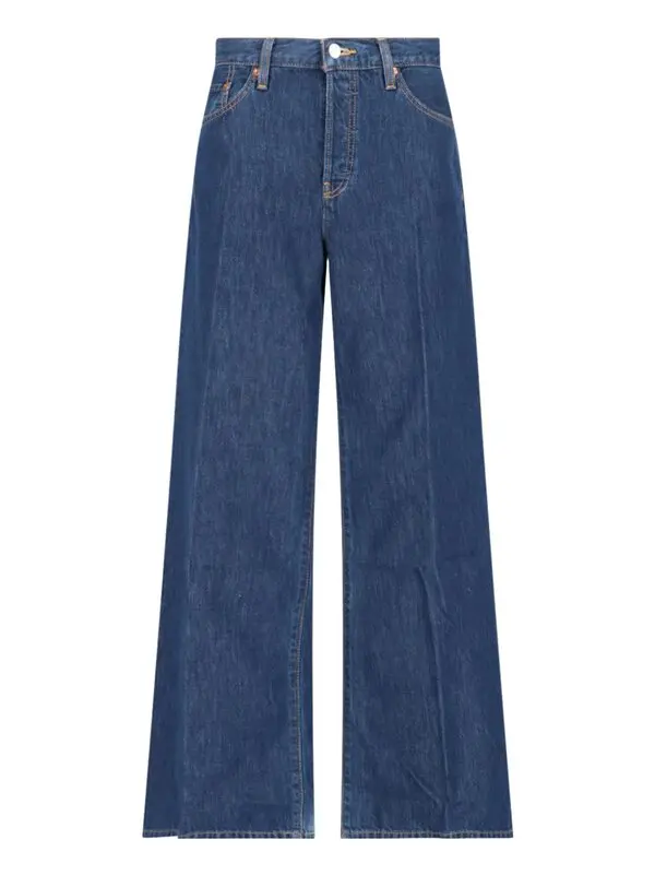 RE/DONE Wide Leg Jeans - Blue