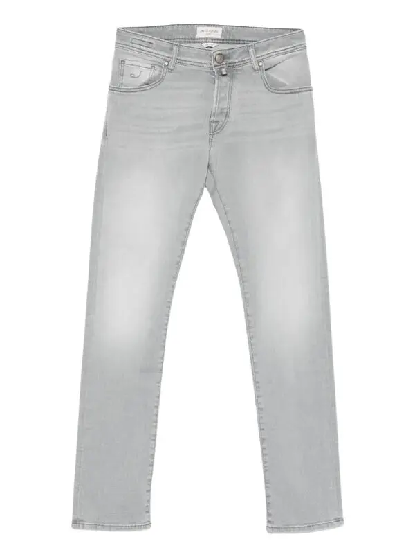 Jacob Cohen Nick Button Denim Jeans - Light Grey
