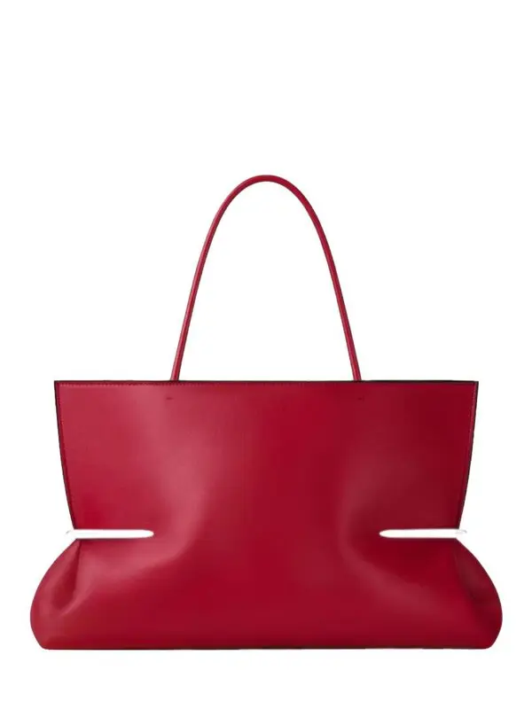 Givenchy Pinch Squeezed Horizontal Tote Bag - Equestrian Red