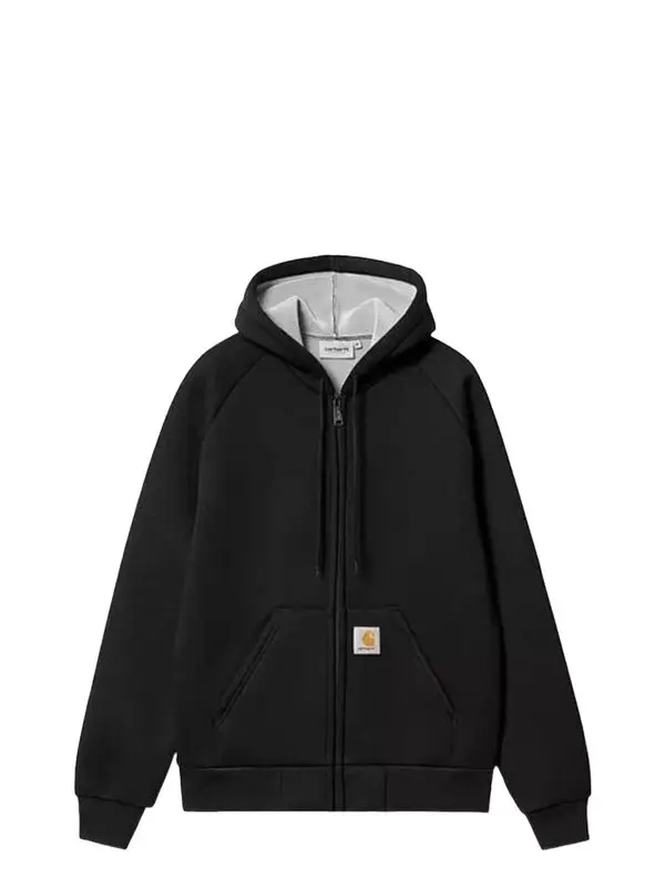 Carhartt Work In Progress Car-lux Zip-up Hoodie - Black