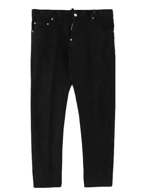 Dsquared2 Garment Dyed Slim Twist Jeans - Black