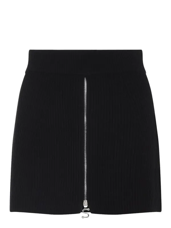 Sportmax Refolo Knitted Mini Skirt - No