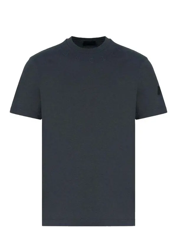 Moncler Crewneck Short-sleeved T-shirt - Black