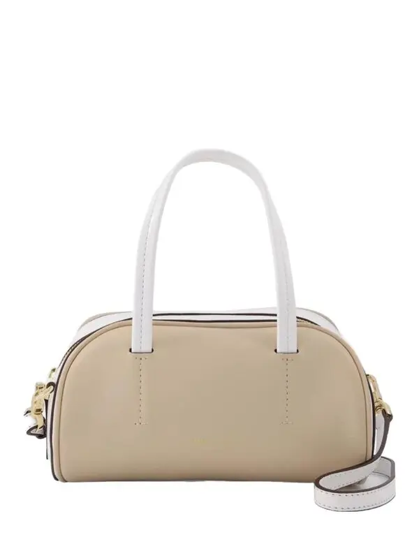 Manu Atelier Cylinder Top Handle Bag - Nude