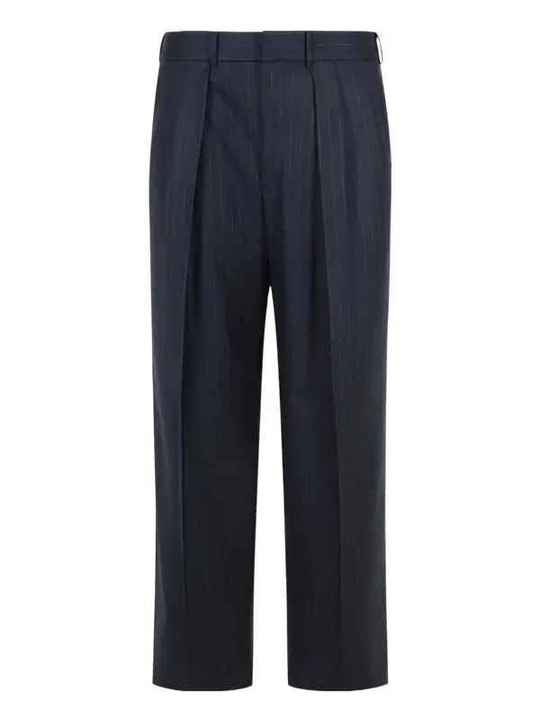 TOM FORD Belt Loop Casual Pants With Pleating - Black