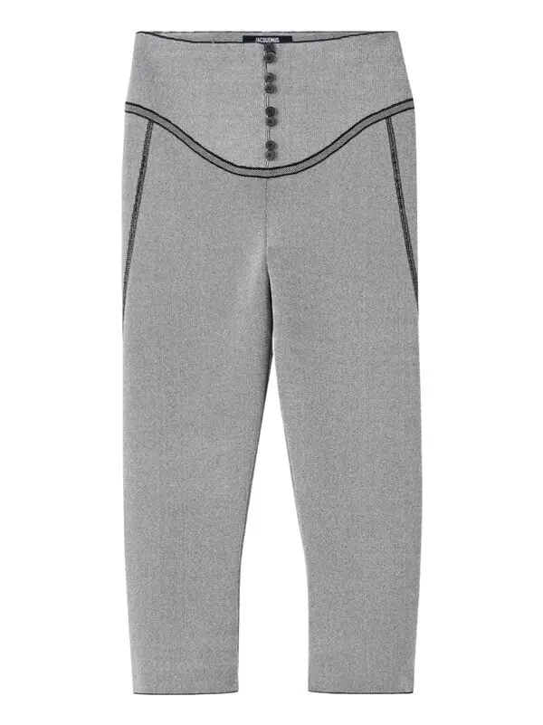 Jacquemus The Sera Leggings - Deep Gray