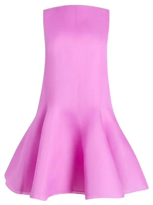 Khaite The Mags Sleeveless Mini Dress - Pink