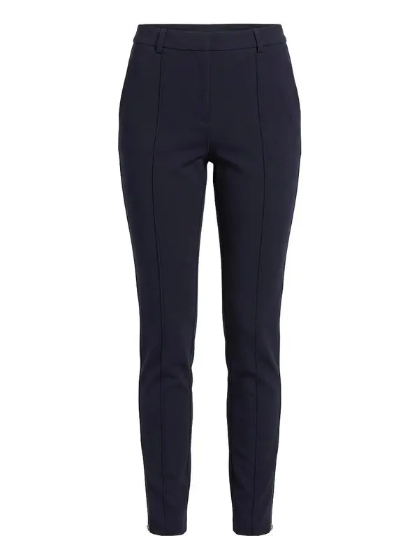 Gucci Pleat Detailed Slim Fit Trousers - Black
