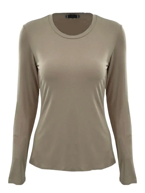 Max Mara Long-sleeved T-shirt - Gray