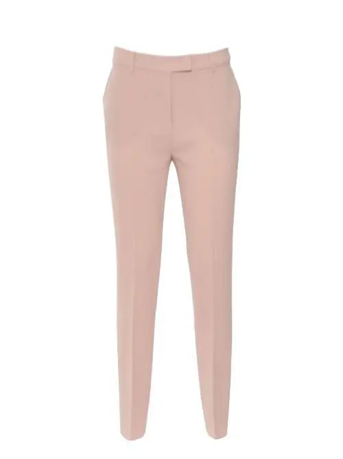 Max Mara Jerta Pleat Detailed Pants - Pink