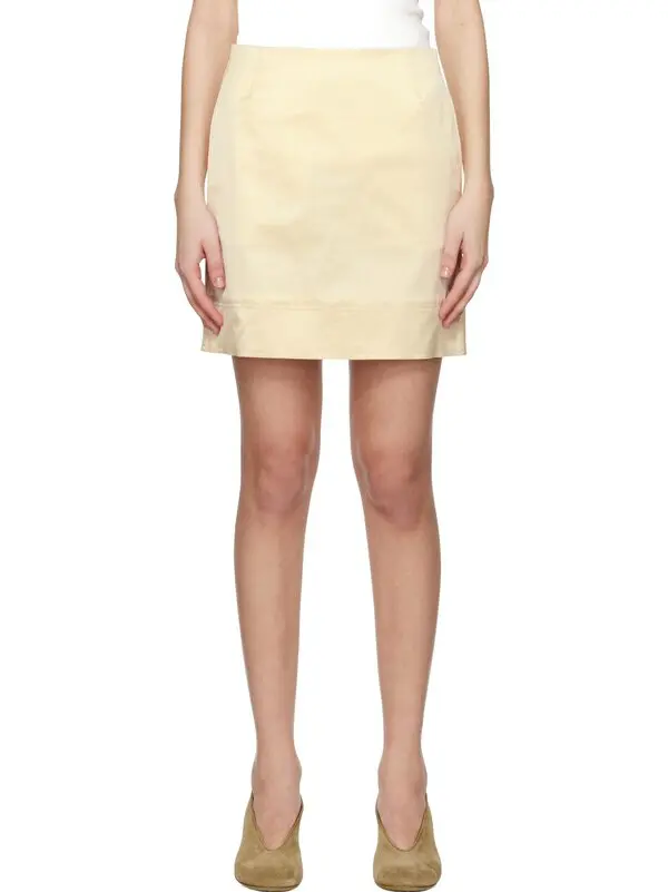 TOTEME Crepe Mini Skirt - Nude
