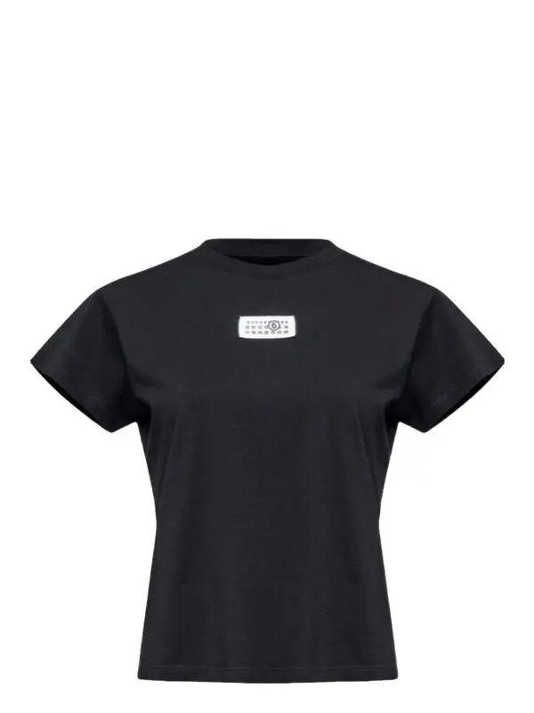 MAISON MARGIELA Short-sleeve Crewneck T-shirt - Black