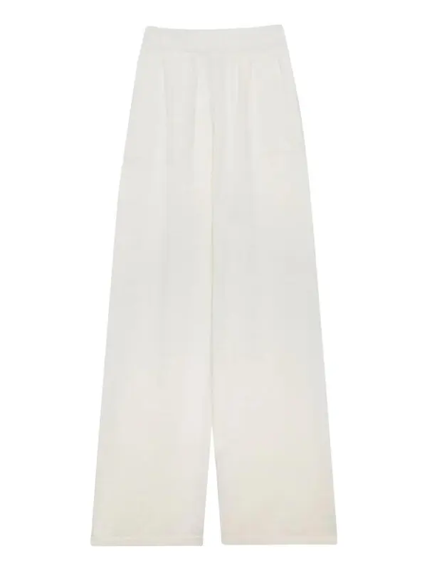 MSGM Wide-leg Trousers - White
