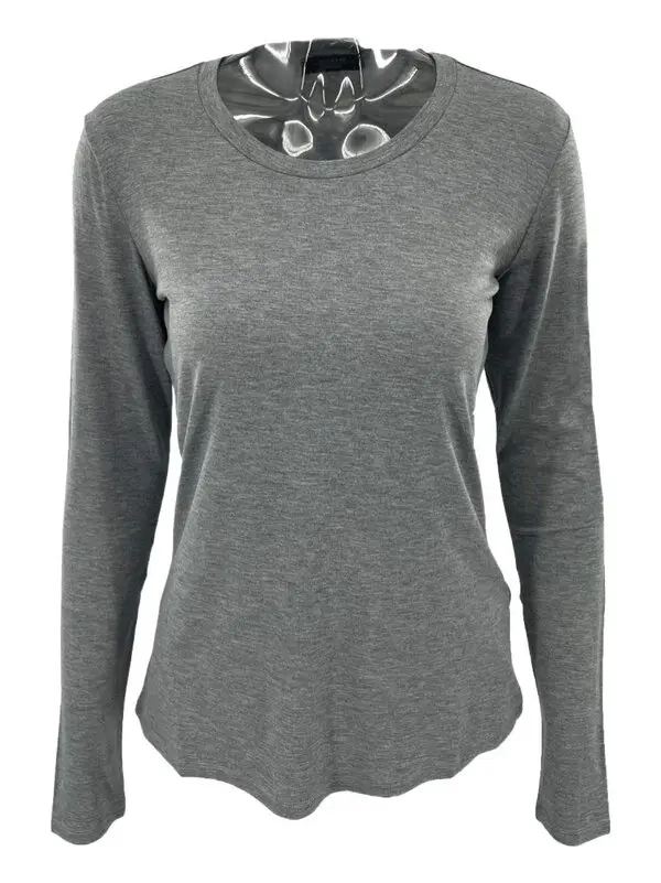 Max Mara Long-sleeved T-shirt - Gray