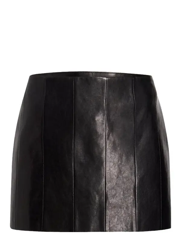 Khaite Meelar Panelled Mini Skirt - Black