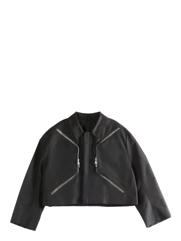 Rick Owens Heizer Mac Jacket With Zip Detail - No