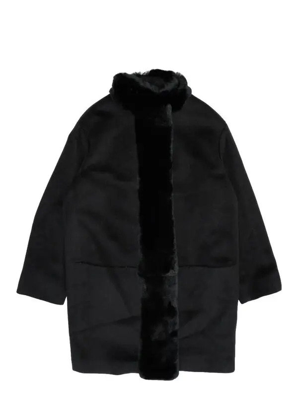 Max Mara Long-sleeved Coat - Black