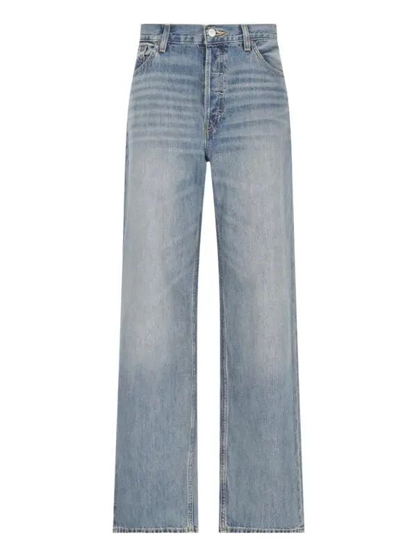RE/DONE Straight Leg Jeans - Gray