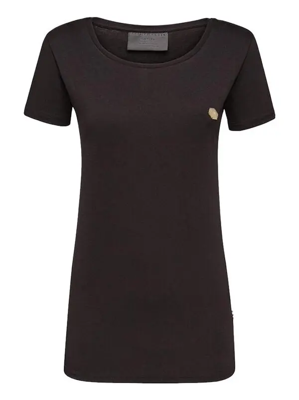 Philipp Plein Logo Detail T-shirt - Black