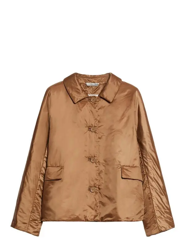 Max Mara Buttoned Padded Coat - Caramel