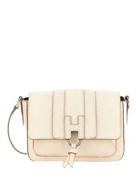 Hogan Flap Shoulder Bag - White
