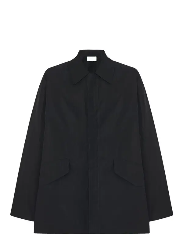 THE ROW Noe Zip-up Jacket - Black
