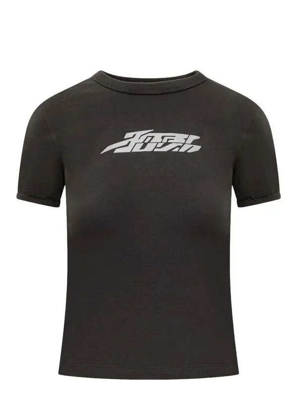 AMBUSH Logo Printed Crewneck T-shirt - Black