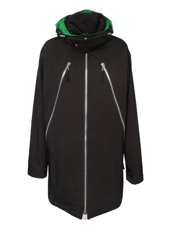 Bottega Veneta Belted Hooded Parka - Dark Chocolate