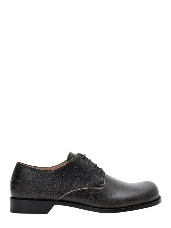 Loewe Campo Lace-up Derby Shoes - Black/beige