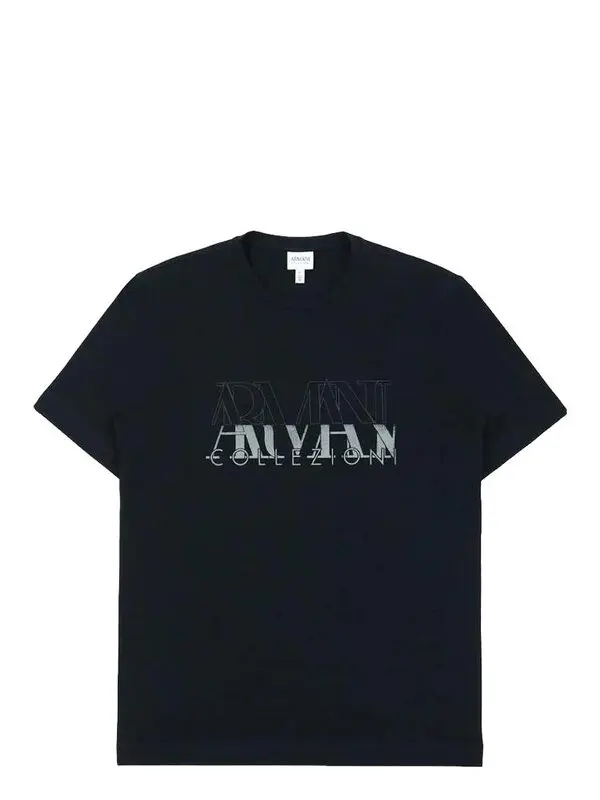Emporio Armani Open-necked Shirt - Black