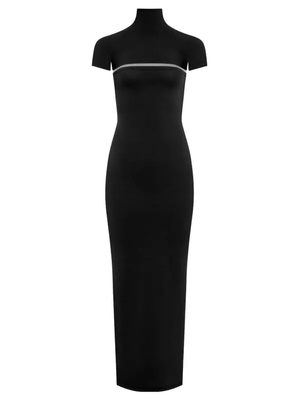 Alaïa Knit Cut-out Dress - Black