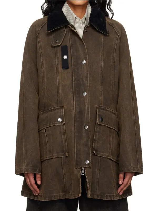 Andersson Bell Kerri Trapez Work Jacket - Brown