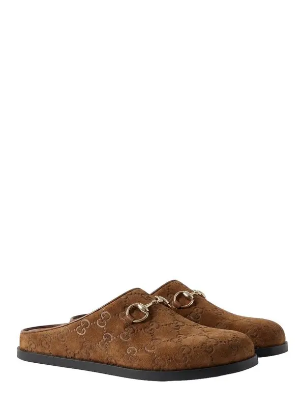 Gucci Horsebit Mules - Brown