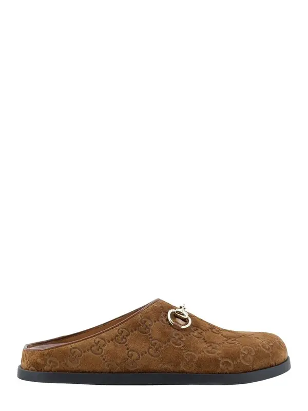 Gucci Horsebit Mules - Brown