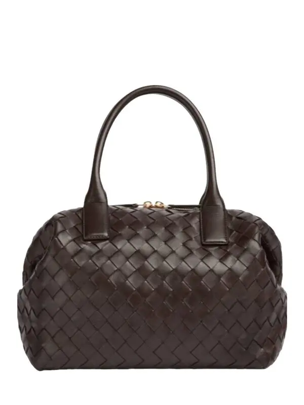Bottega Veneta Medium Bauletto Shoulder Bag - Chocolate Brown