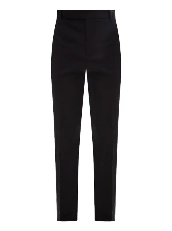 Saint Laurent Straight-leg Tailored Trousers - Black