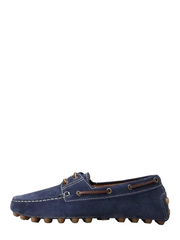 TOD'S Boat Gommino Bubble Loafers - Blue