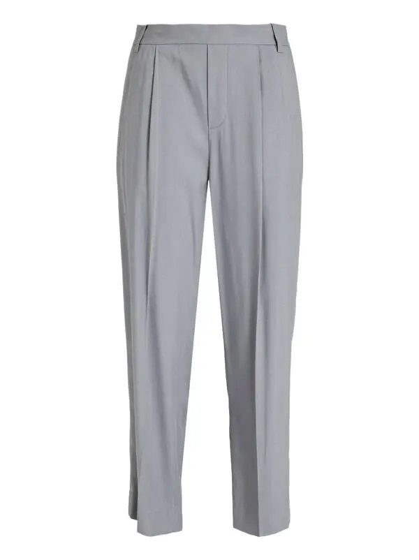Vince Straight-leg Cropped Trousers - Gray