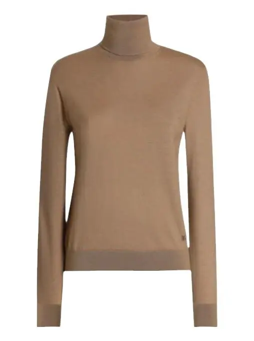 Dolce & Gabbana Long-sleeve Turtleneck Sweater - Beige