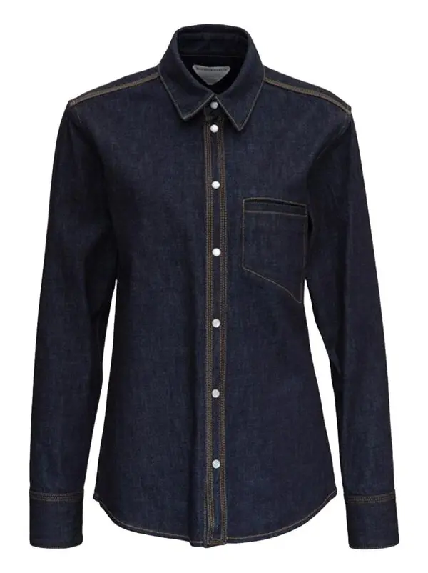 Bottega Veneta Japanese Denim Shirt - Black